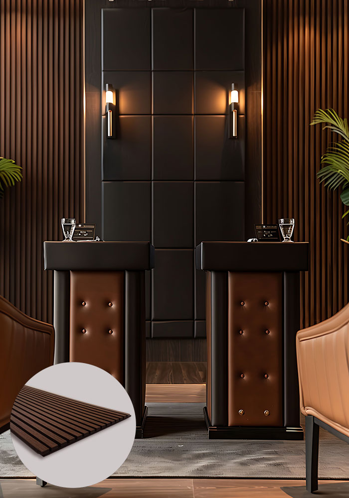 Walnut-A , 2ft x 8ft - Bamboo Decoration